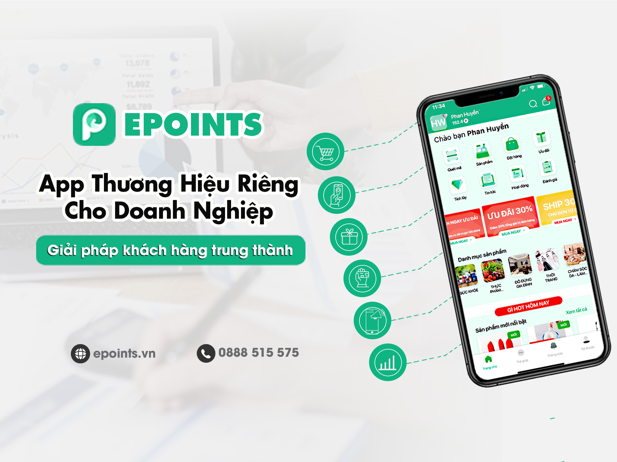EPoints - App thương hiệu riêng